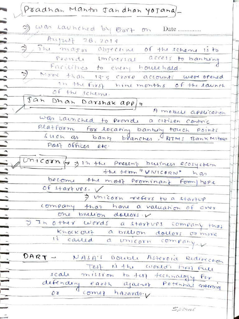 Sample GS Short Notes For Mains (UPCJ) | PDF