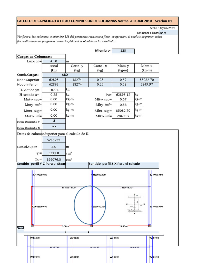 TAREA 2 FLEXO-COMPRESION-1 | PDF | Ingeniería mecánica | Física ...