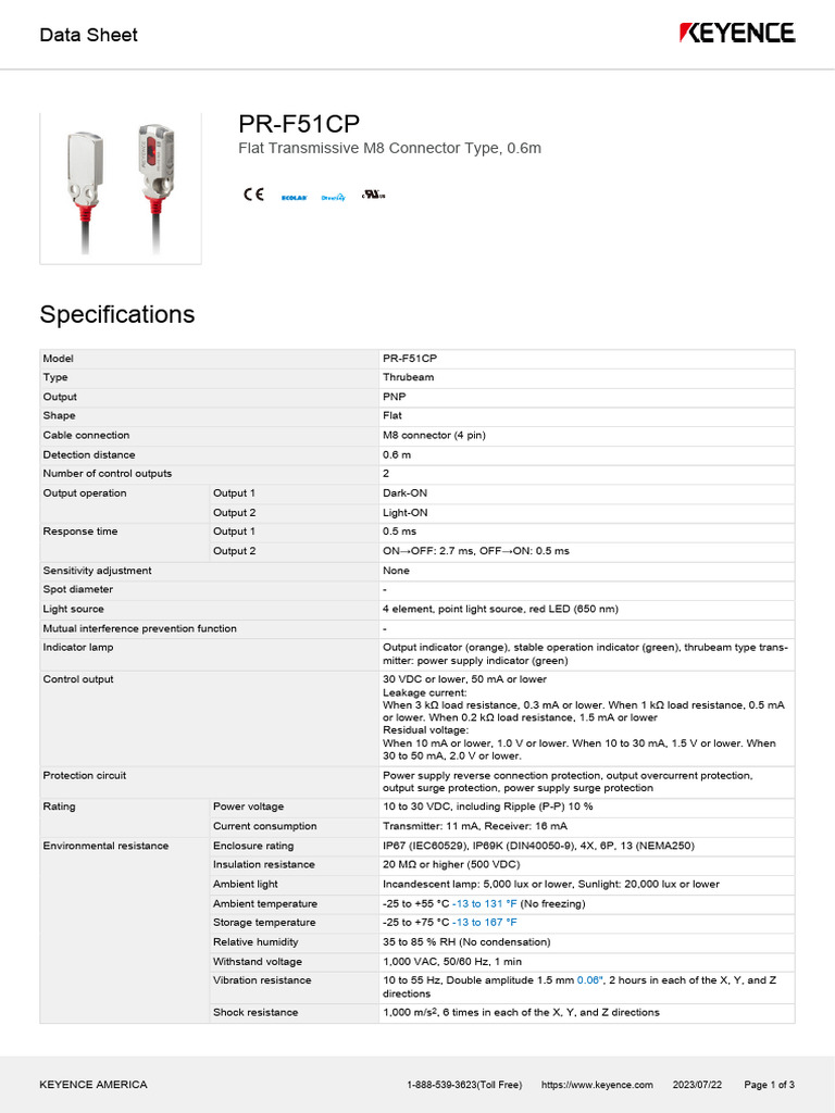 PR-F51CP_Datasheet | PDF | Power Supply | Electrical Resistance And ...