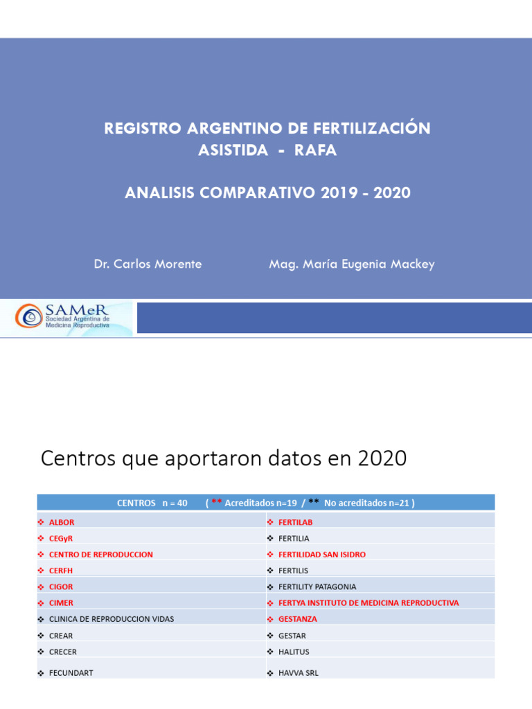 Presentacion_RAFA_2019-2020 | PDF | Zoología | Salud maternal