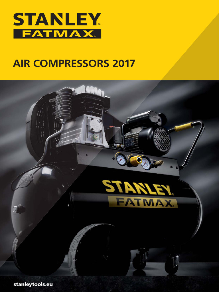 Stanley FatMax Air Compressors Overview | PDF | Pump | Valve