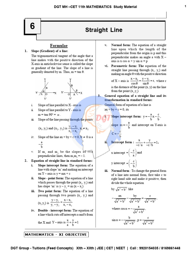 DGT Straight Line | PDF