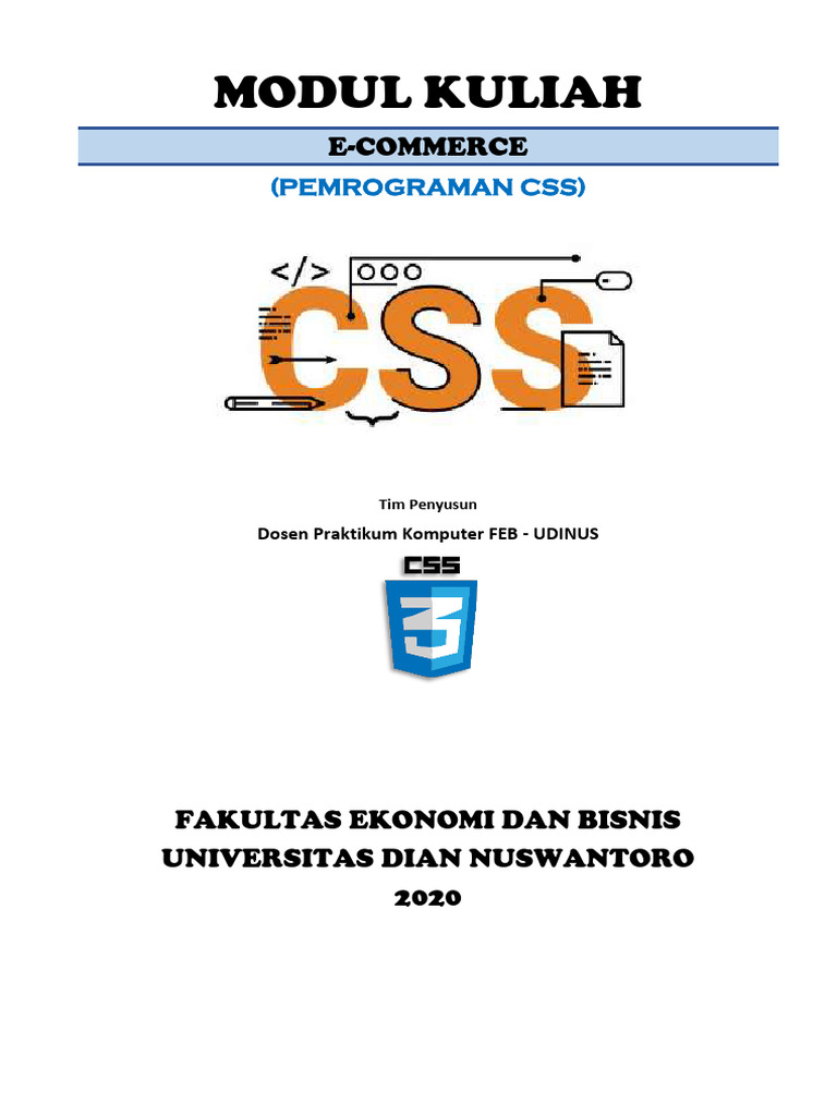 Modul - Layout Halaman WEB Dengan CSS 01 | PDF