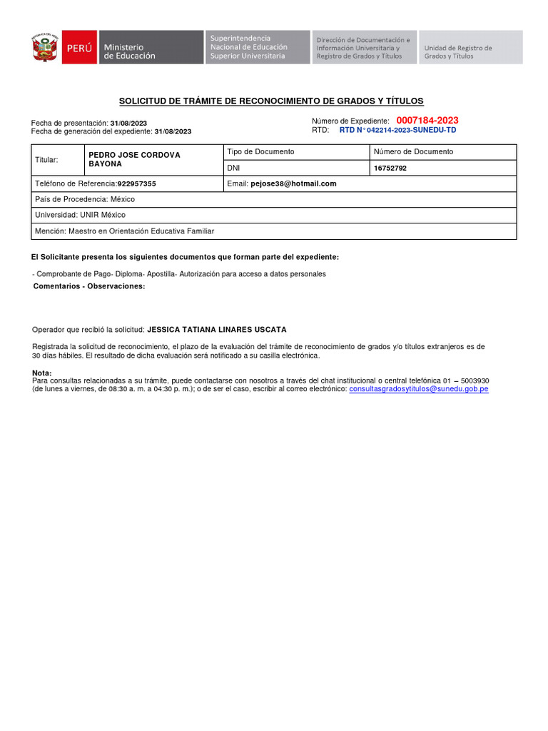 MODELO_CARGO (1) | PDF