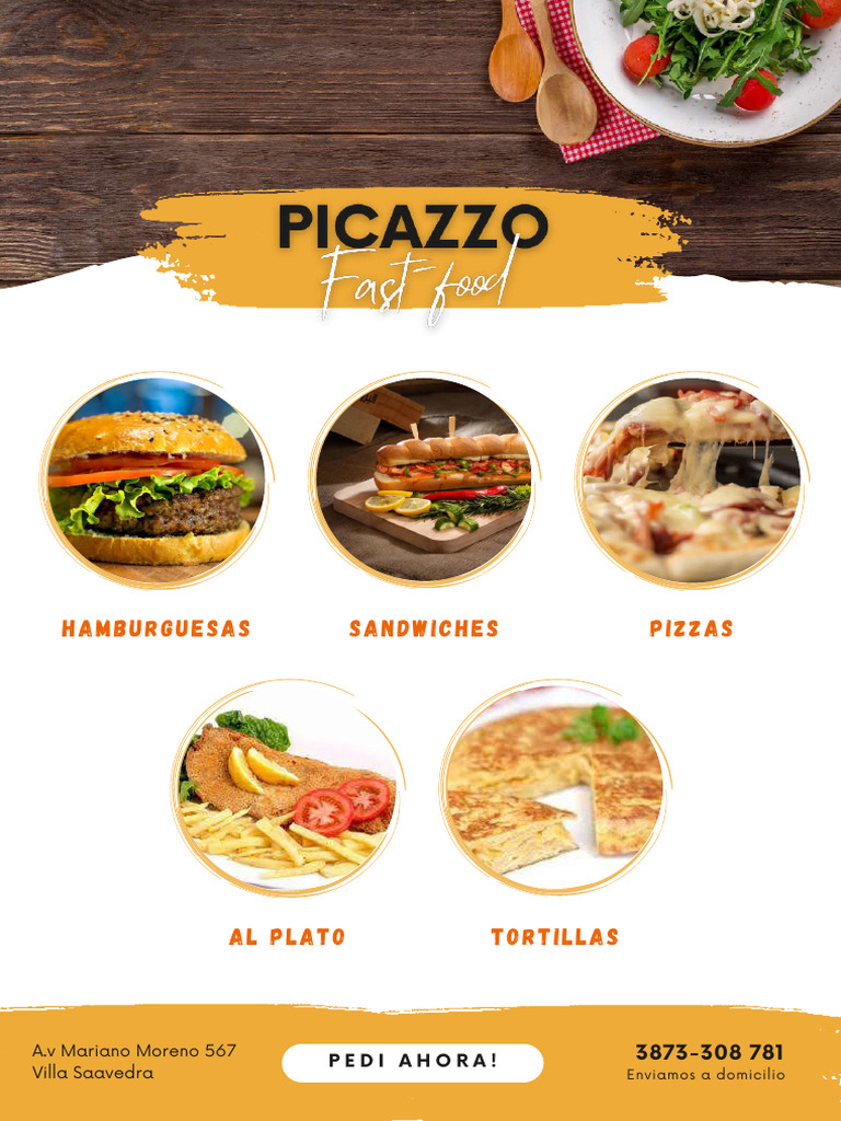 Picazzo | PDF | Pizza | Hamburguesas