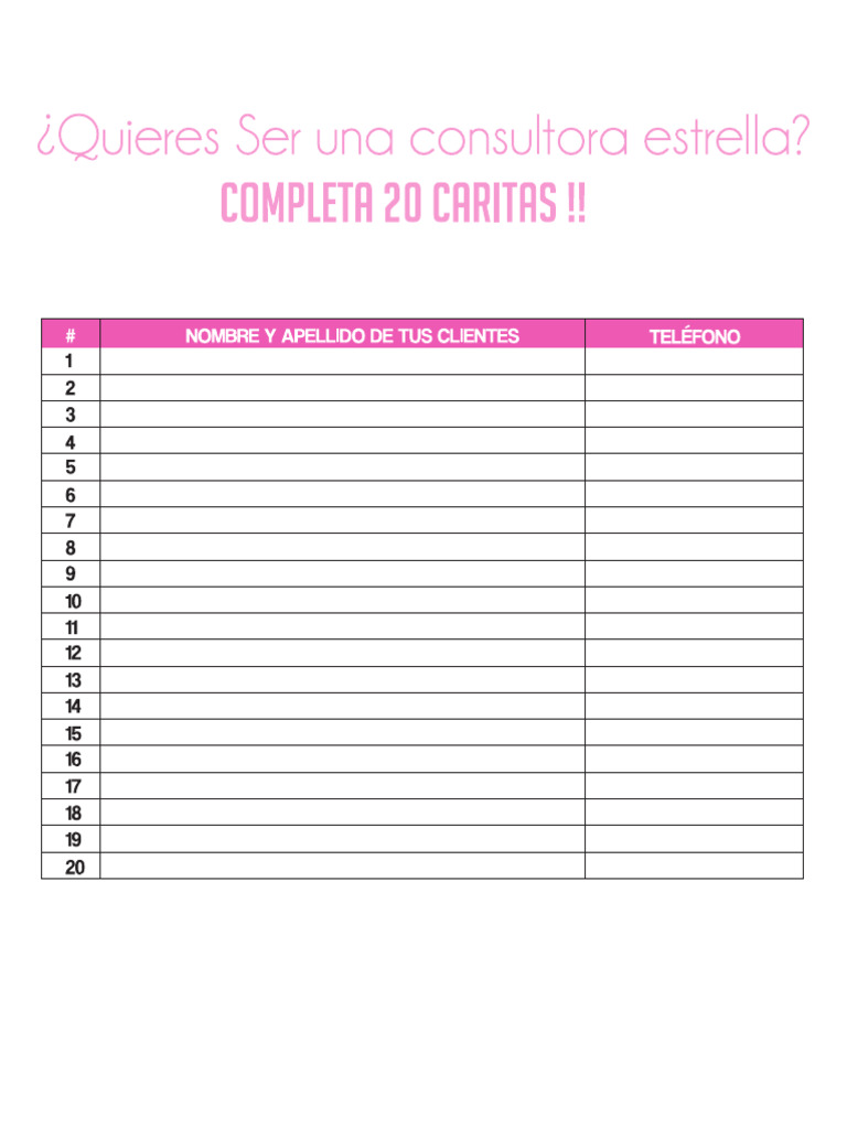 Formato Caritas | PDF