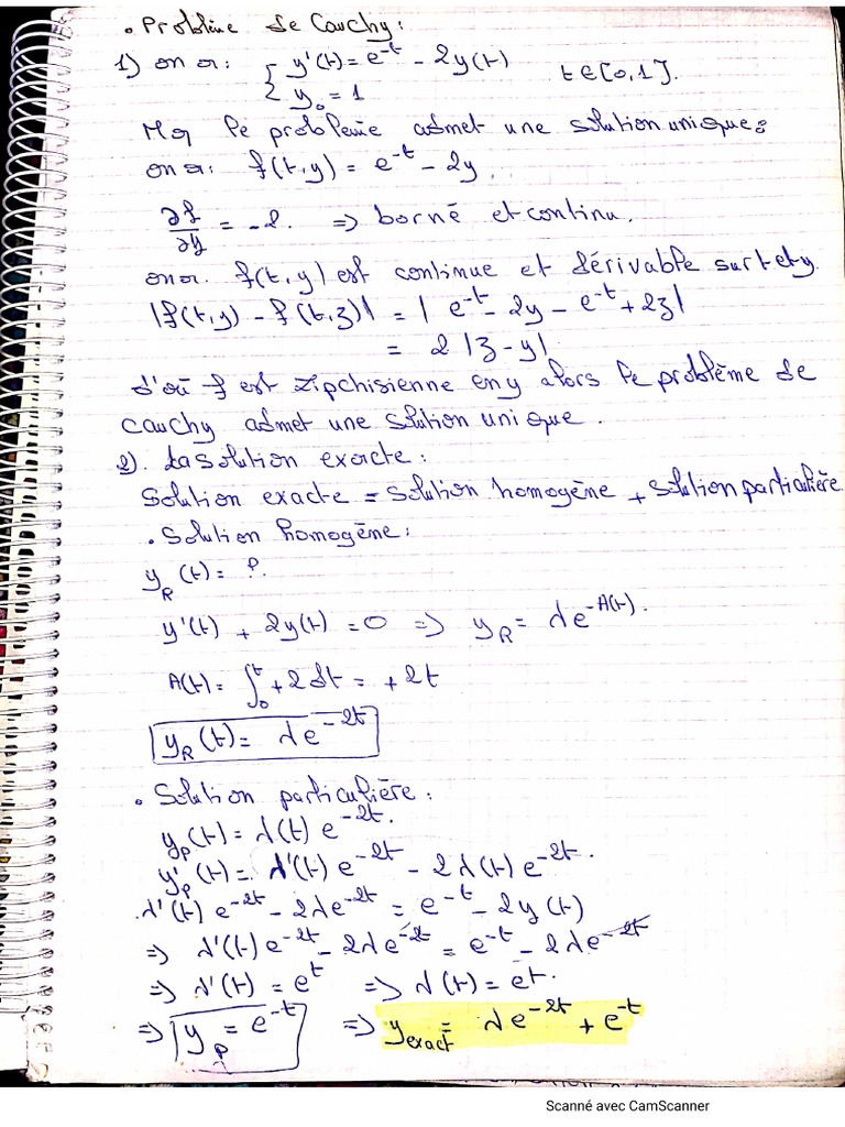 Corection Des Exam Analyse Num | PDF