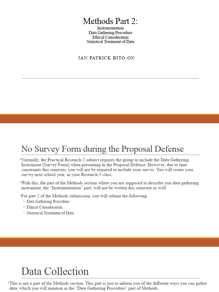 Methods Part 2 | PDF | Survey Methodology | Statistics