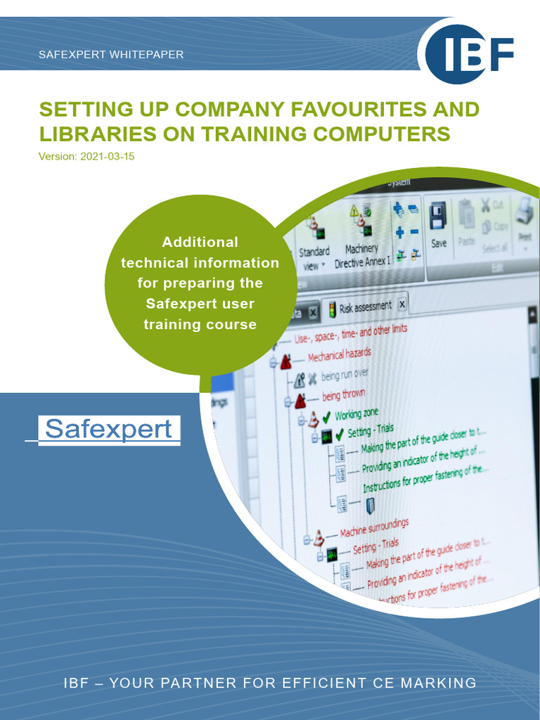 Safexpert Setting Up Company Favorites and Libraries On Training ...