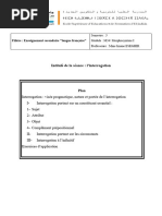 Interrogation Totale Et Partielle Finale2 | PDF | Question | Grammaire