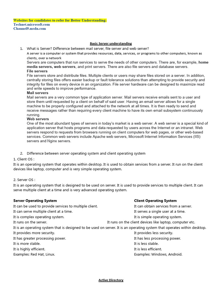 New Study Materials | PDF | Domain Name System | Group Policy