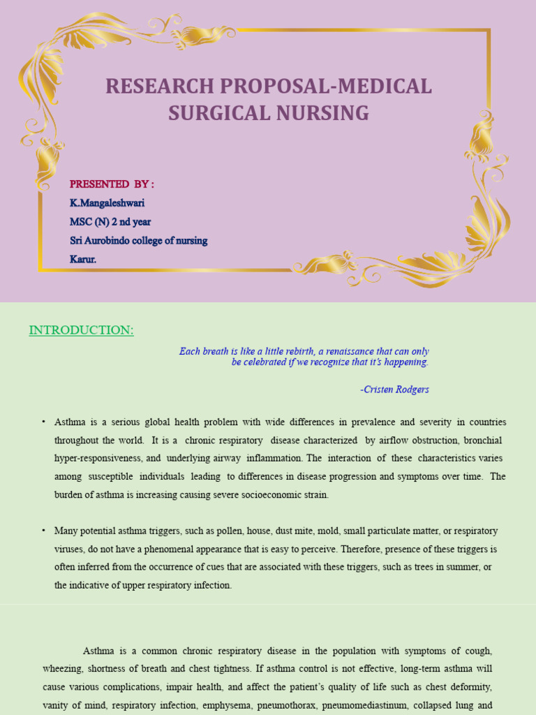 Respiratory Care for Asthma Patients | PDF | Asthma | Breathing