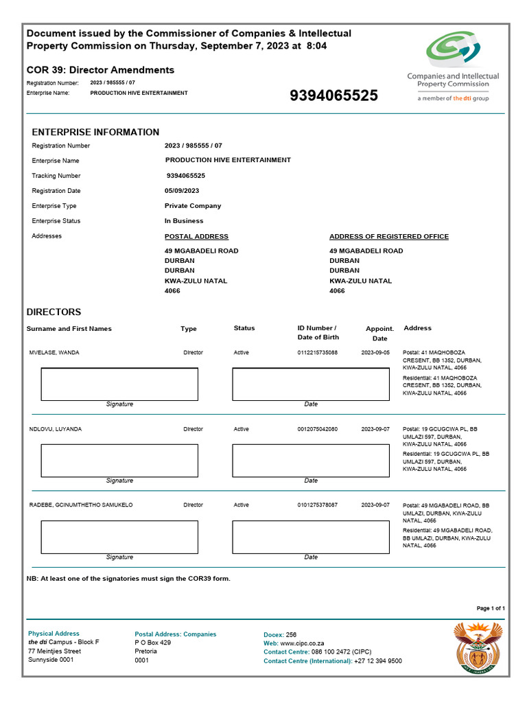 COR39 | PDF | Government