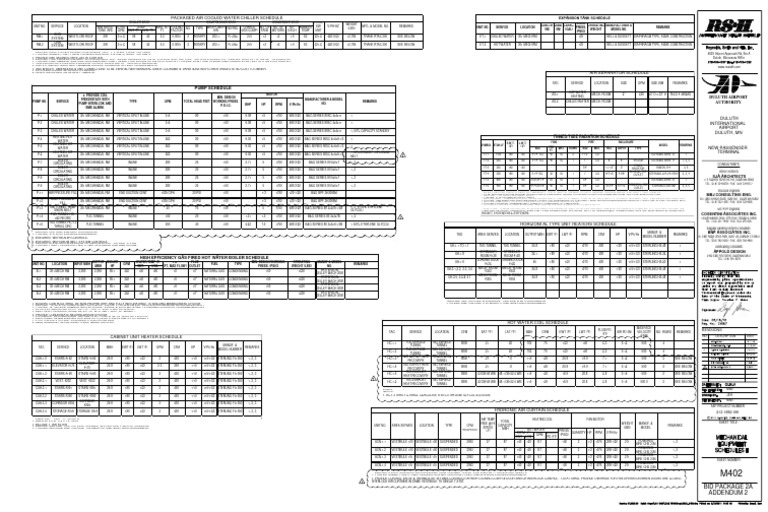 Pump Schedule Duluth Airport Authority: Packaged Air Cooled Water ...