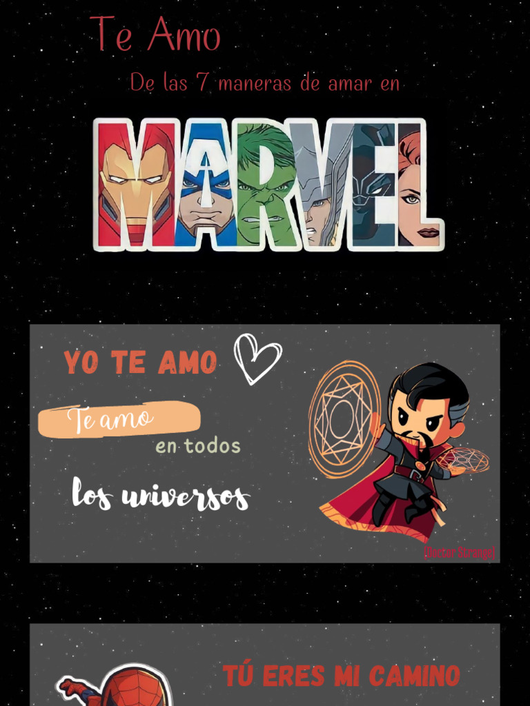 7 Formas de Amar en Marvel - 20231210 - 203148 - 0000 | PDF