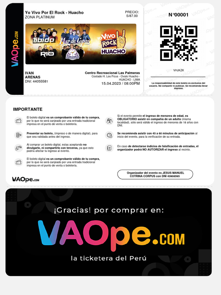 Boletos Pedido Nro 100458 | PDF