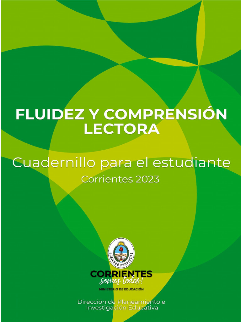 Cuadernillo Del Estudiante - Fluidez y Comprensión Lectora | PDF | Pinocho