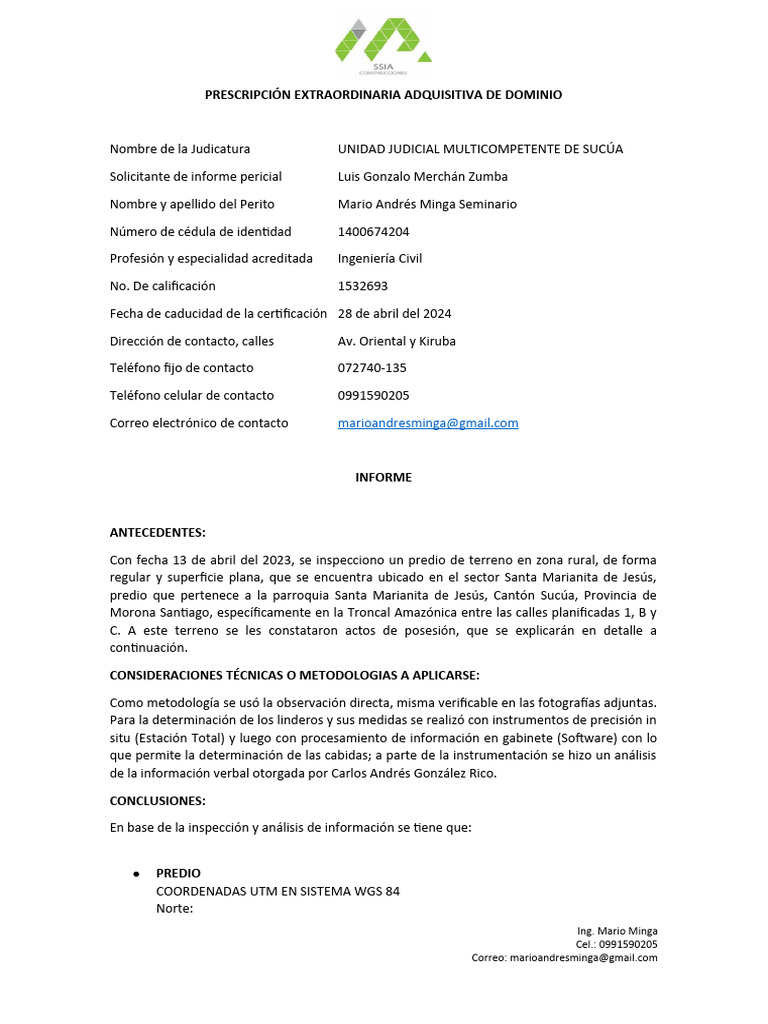 Prescripcion Luis Merchan l49 | PDF