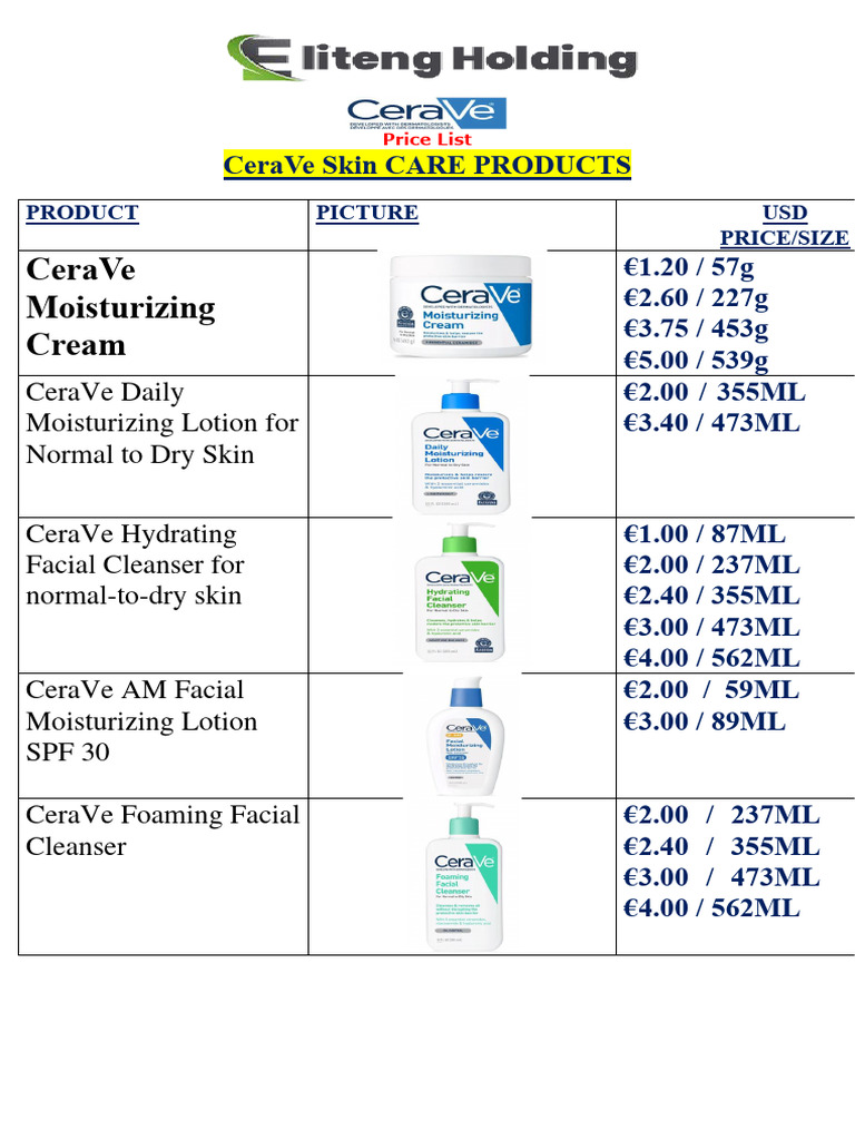 CeraVe Skin CARE Catalog | PDF | Skin Care | Sunscreen