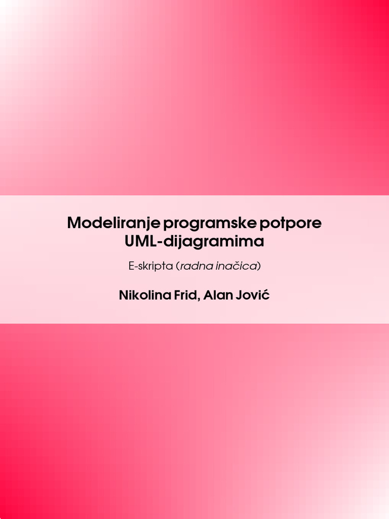 UML Zadaci Za Vjezbu - Nadopuna Sveucilisnog Prirucnika | PDF