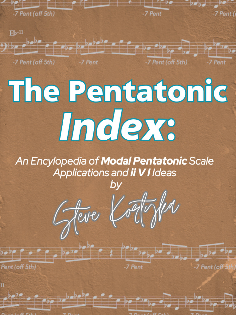 Pentatonic Index II V I Sample | PDF | Chord (Music) | Harmony