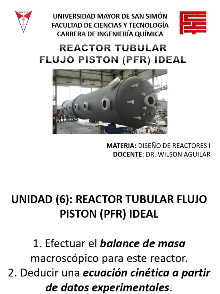 DISEÑO DE REACTORES - Cap 6 | PDF | Reactor Quimico | Cinética química