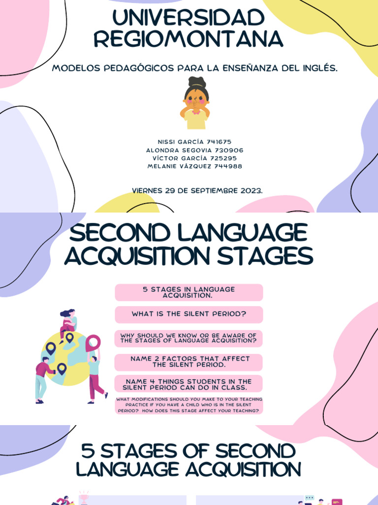 Week 3 - SLA Stages | PDF | Second Language Acquisition | Fluency