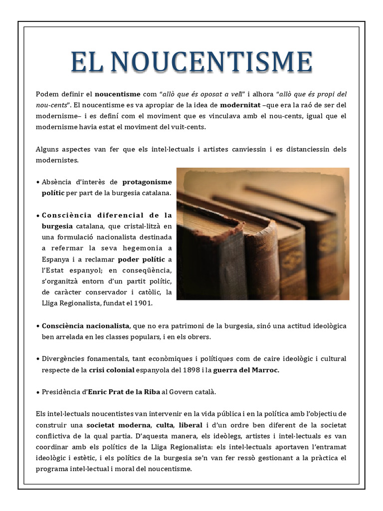 Noucentisme | PDF