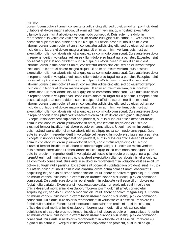 Lorem 2 | PDF