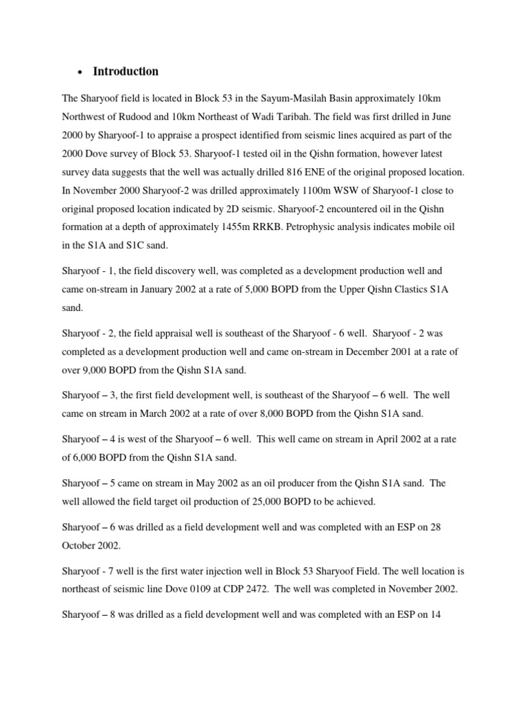 Introduction | PDF | Petroleum Reservoir | Shale