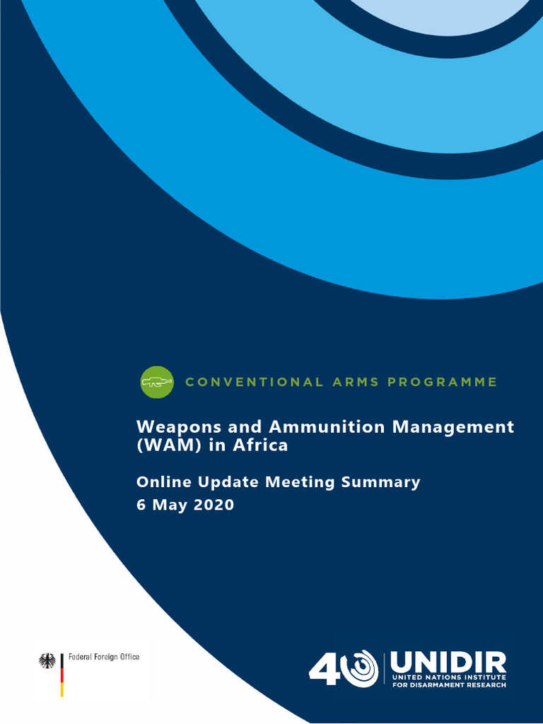 Weapons and Ammunition Management (WAM) in Africa - Rapport English May ...