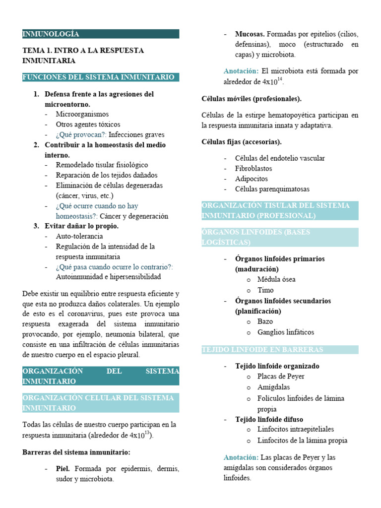 Hemograma 1pdf Leucocito Sistema Inmune