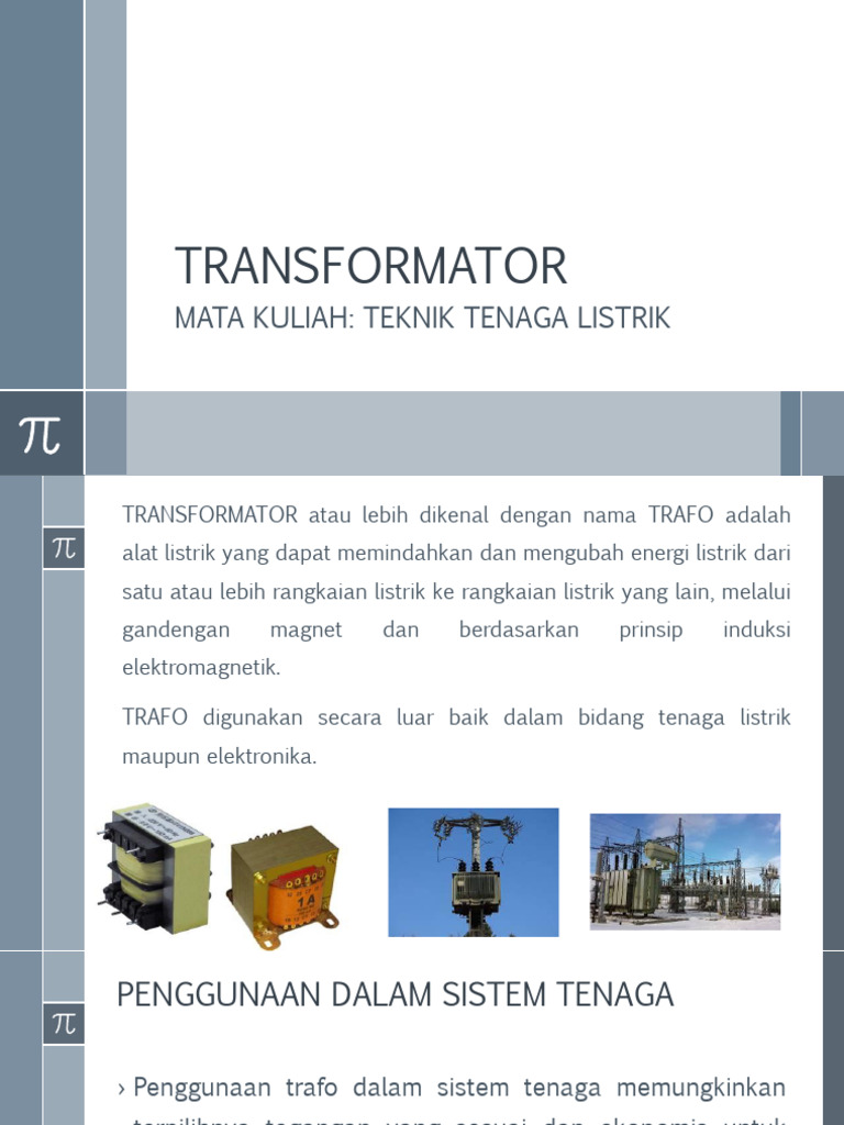 Pertemuan 3-TRANSFORMATOR | PDF