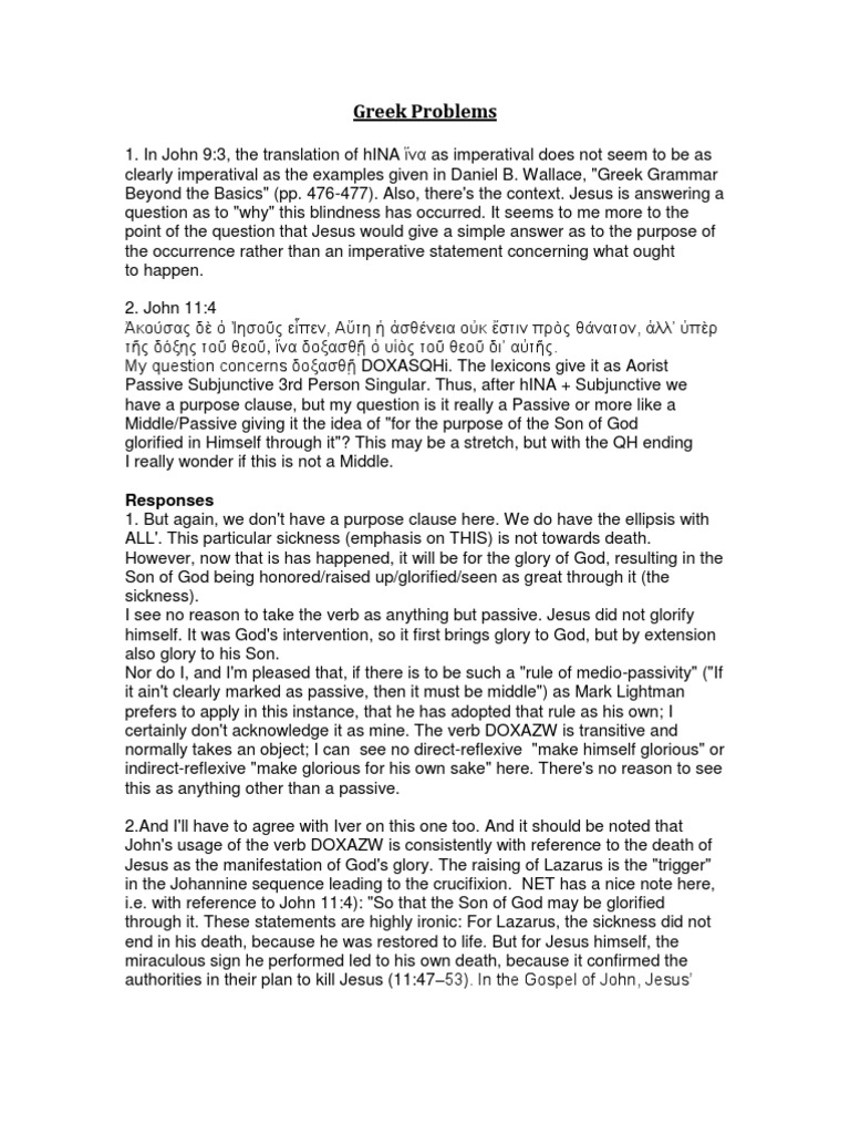 Greek Problems | PDF | Philosophy | Language Arts & Discipline