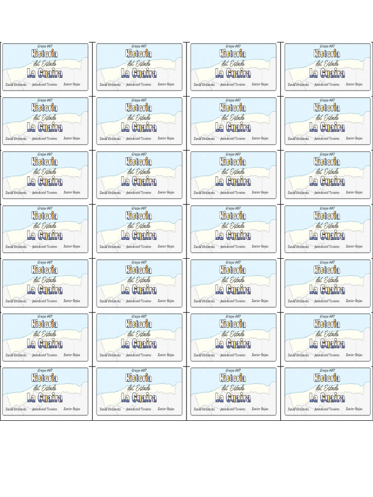 Etiquetas Pequeñas | PDF