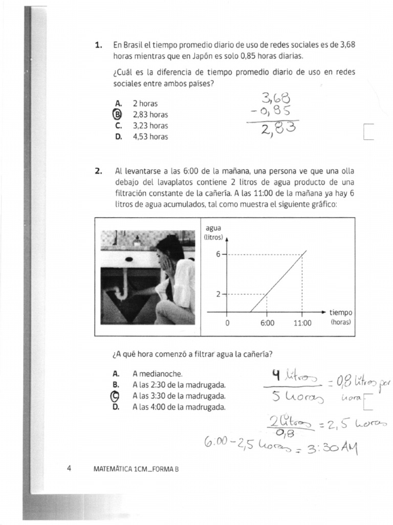 100 Preguntas de Matemáticas Fáciles | PDF