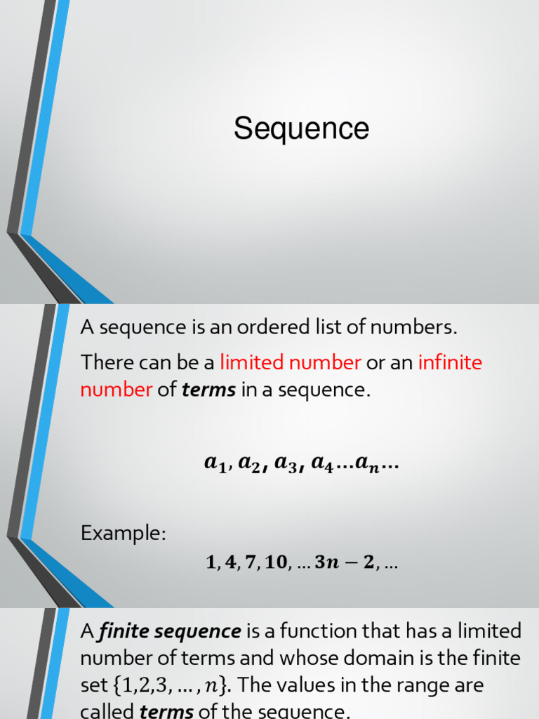 Arithmetic Sequence and Series | PDF | Sequence | Function (Mathematics)