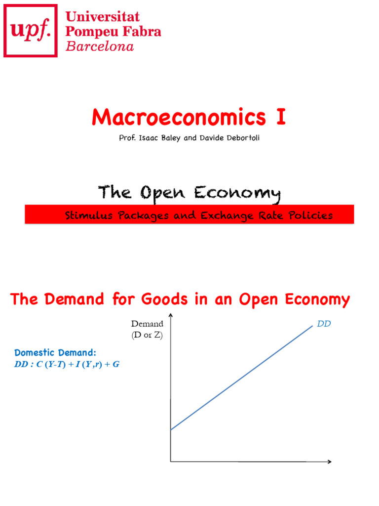 Macroeconomics I: The Open Economy | PDF | Fiscal Policy | Deficit Spending