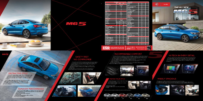 MG Uae Mg5 Brochure English | PDF