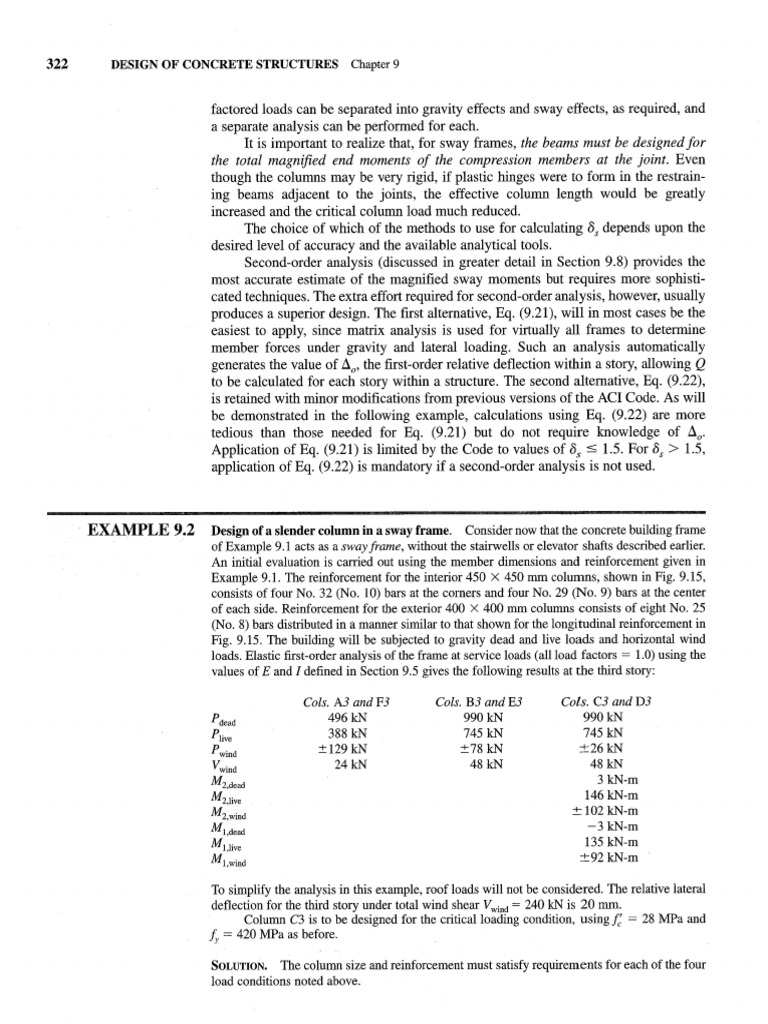 Example 2-Slender Columns | PDF
