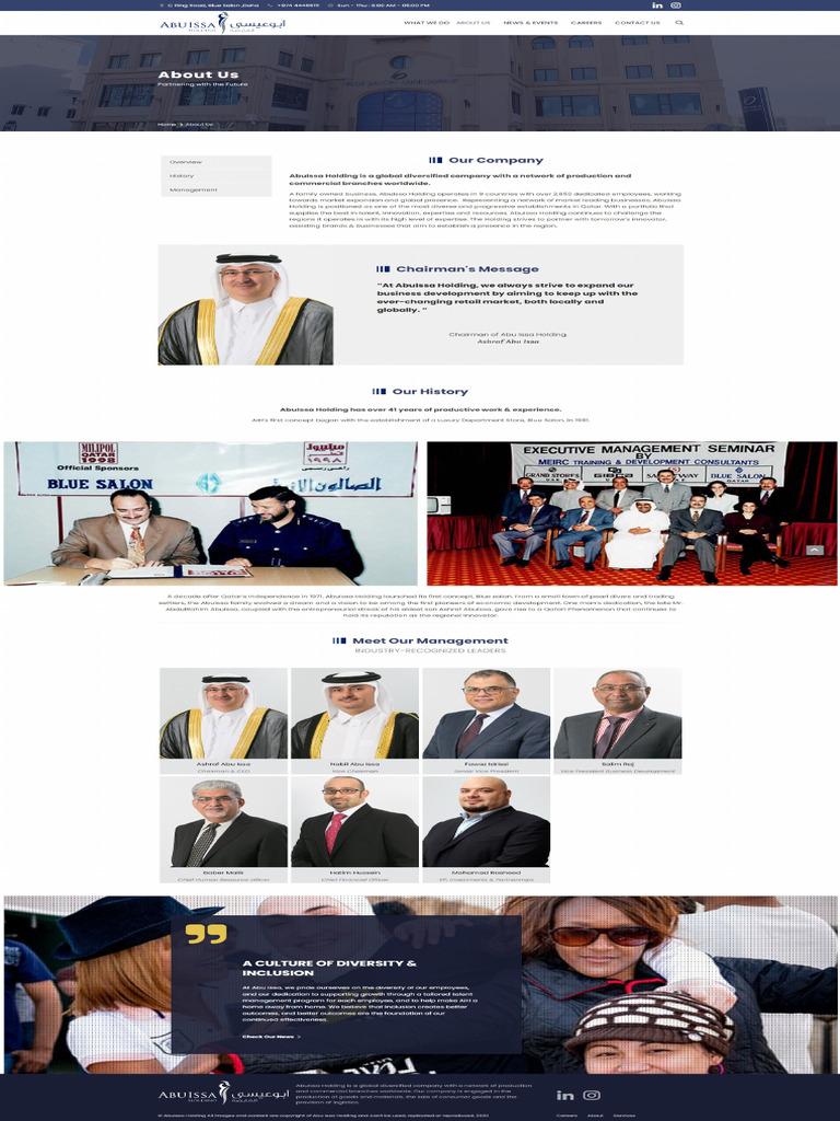 Ashraf Abuissa Holding | PDF