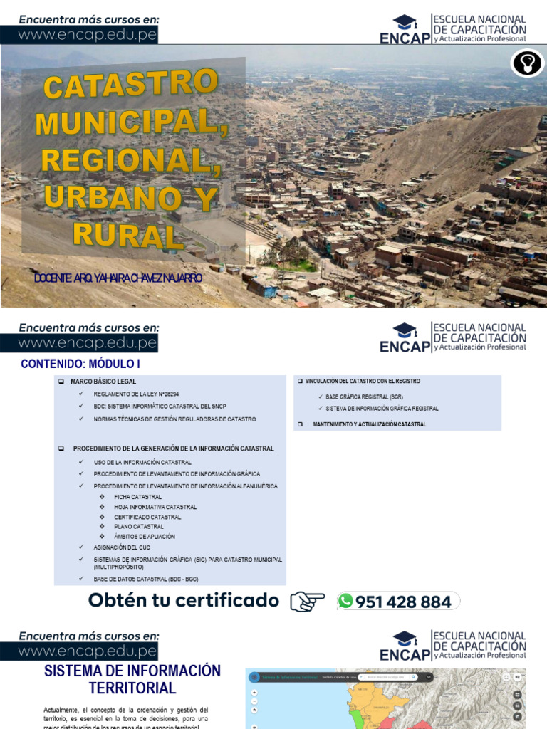 Catastro Municipal, Regional, Urbano y Rural | PDF | Cartografía ...