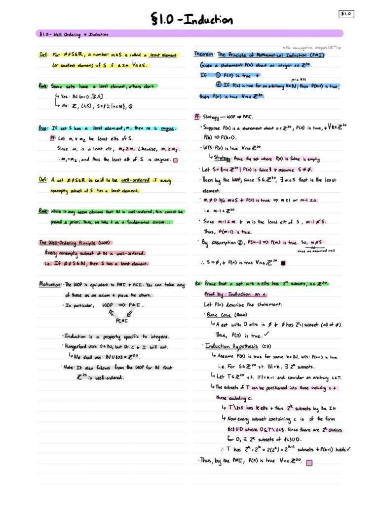 Math 6000 Unit 1 Notes (CH 1-3.2) | PDF