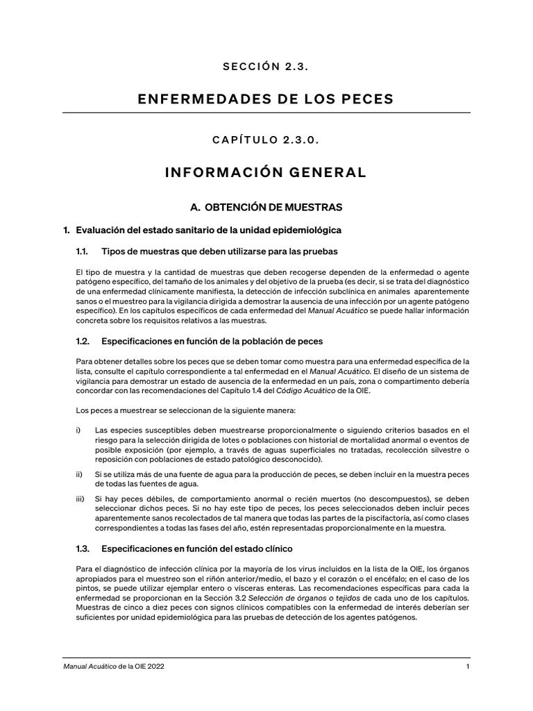 2.3.00 Intro Fish Esp | PDF