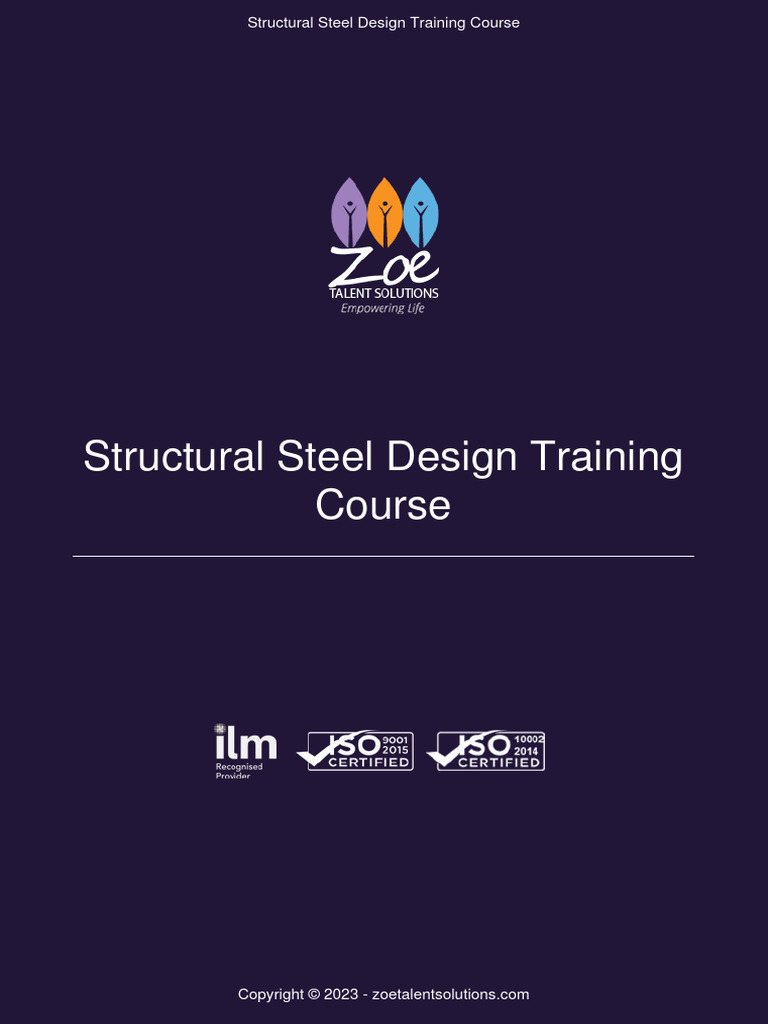 Structural Steel Design Training Course | PDF | Buckling | Beam (Structure)