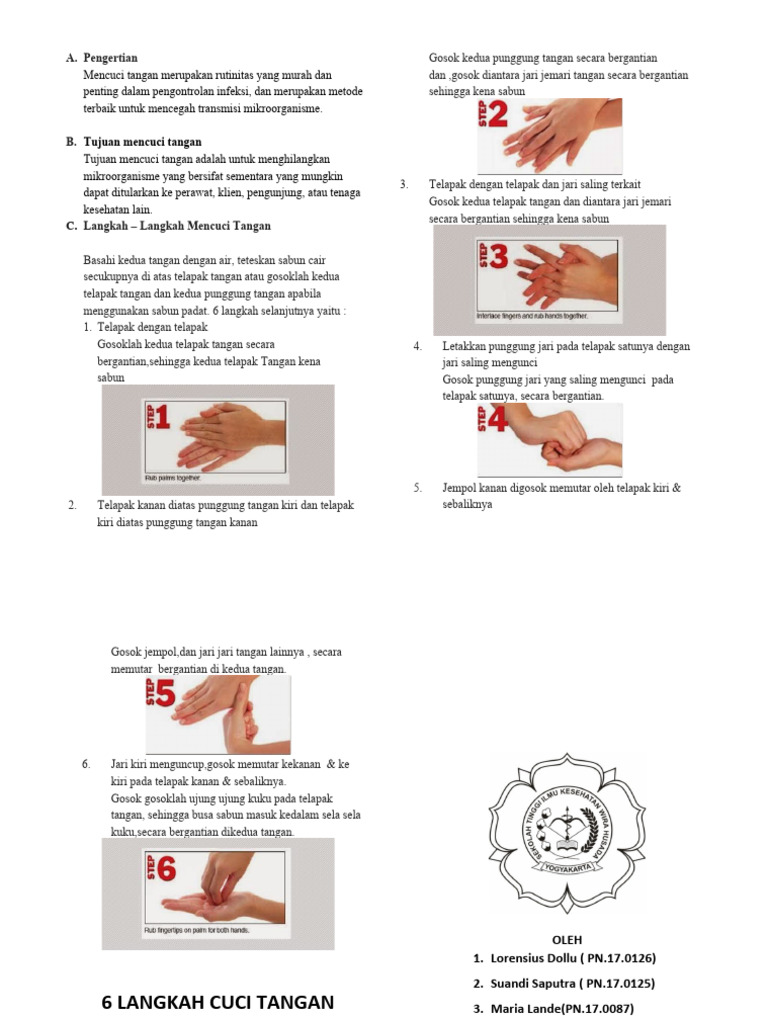 Leafleat Cuci Tangan | PDF