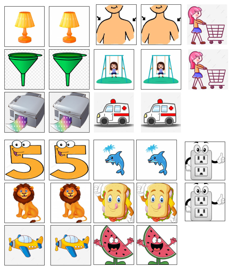 MEMORAMA Fonemas M y N | PDF