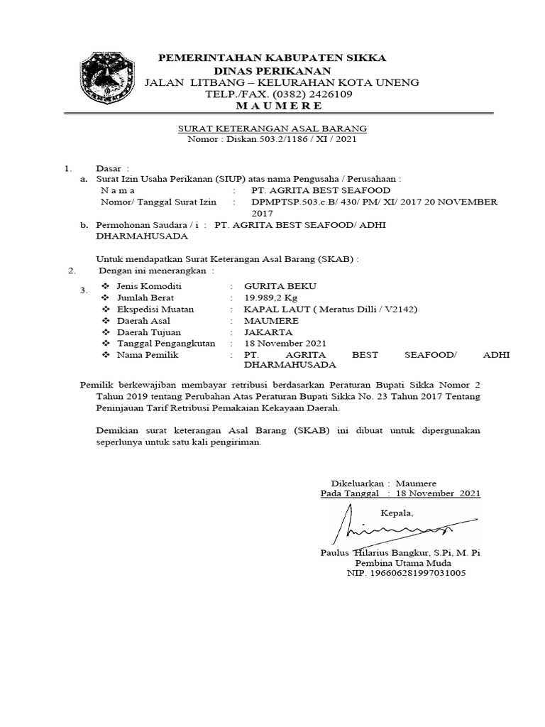 Pt. Agrita Best Seafood | PDF