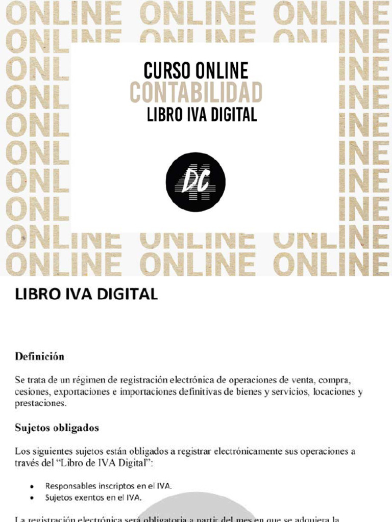 Libro Iva Digital | PDF
