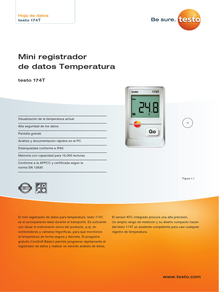 Testo 174 T - Catálogo | PDF